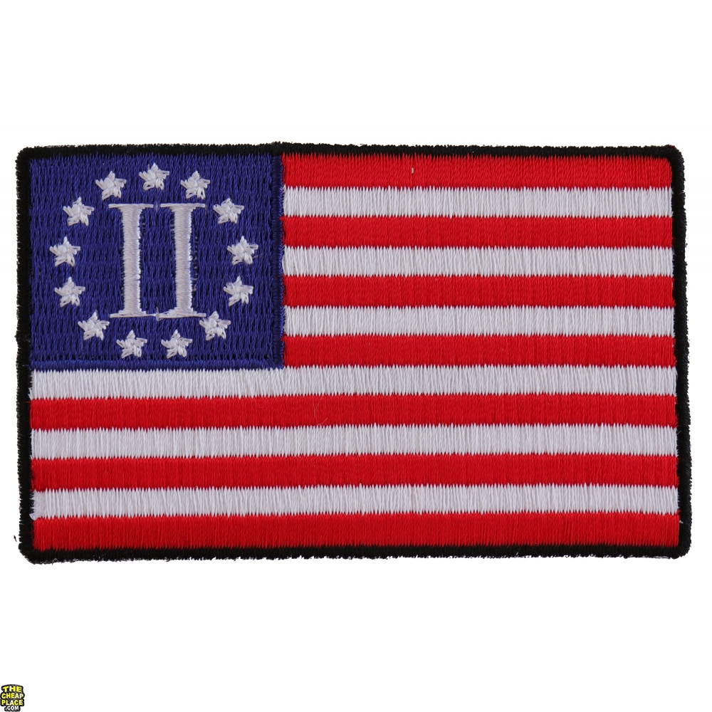 Second American Revolution Flag Patch | 2nd Amendment Patches -TheCheapPlace