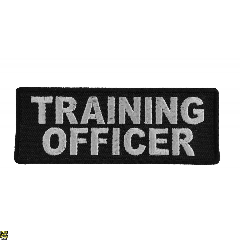 Training Officer Patch | Embroidered Patches