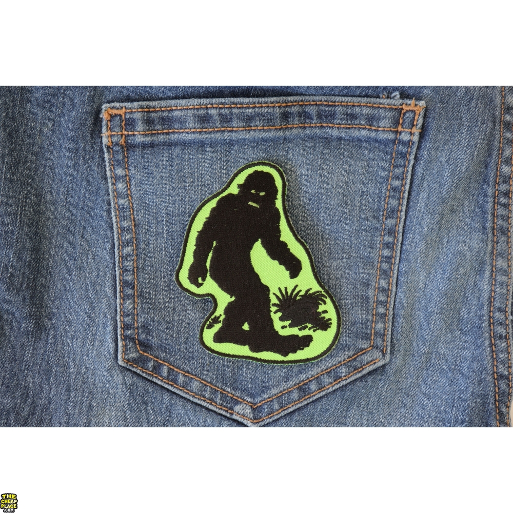 Big foot Sasquatch Novelty Iron on Patch - TheCheapPlace