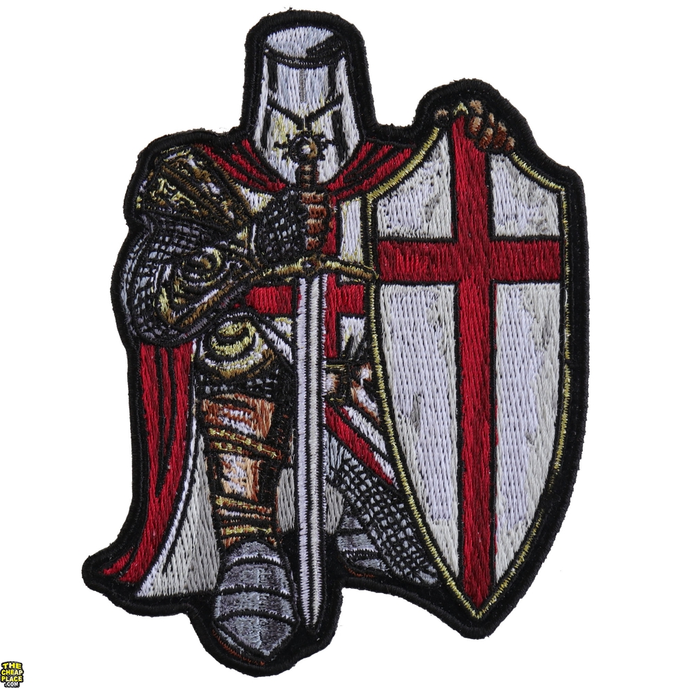 Crusader Knight Patch Small | Christian Patches -TheCheapPlace