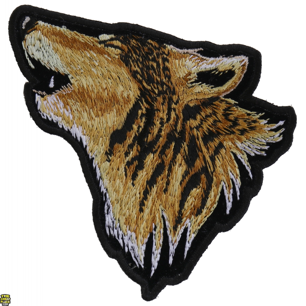 Howling Wolf Small Patch | Wolf Patches -TheCheapPlace
