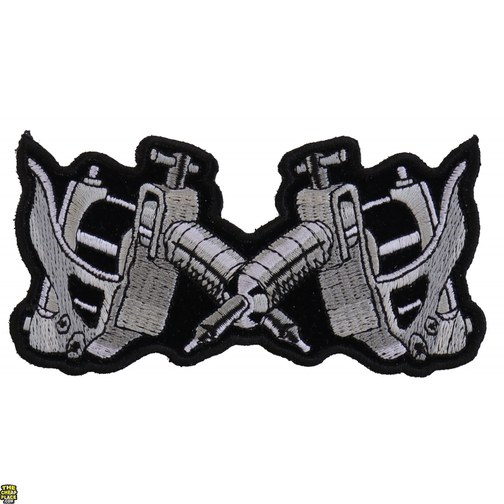 Small Tattoo Guns Patch | Novelty Patches -TheCheapPlace