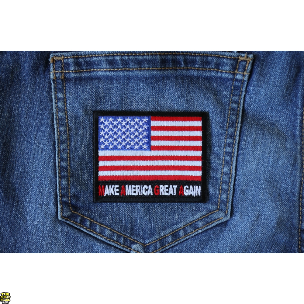 Make America Great Again MAGA US Flag Patch - TheCheapPlace