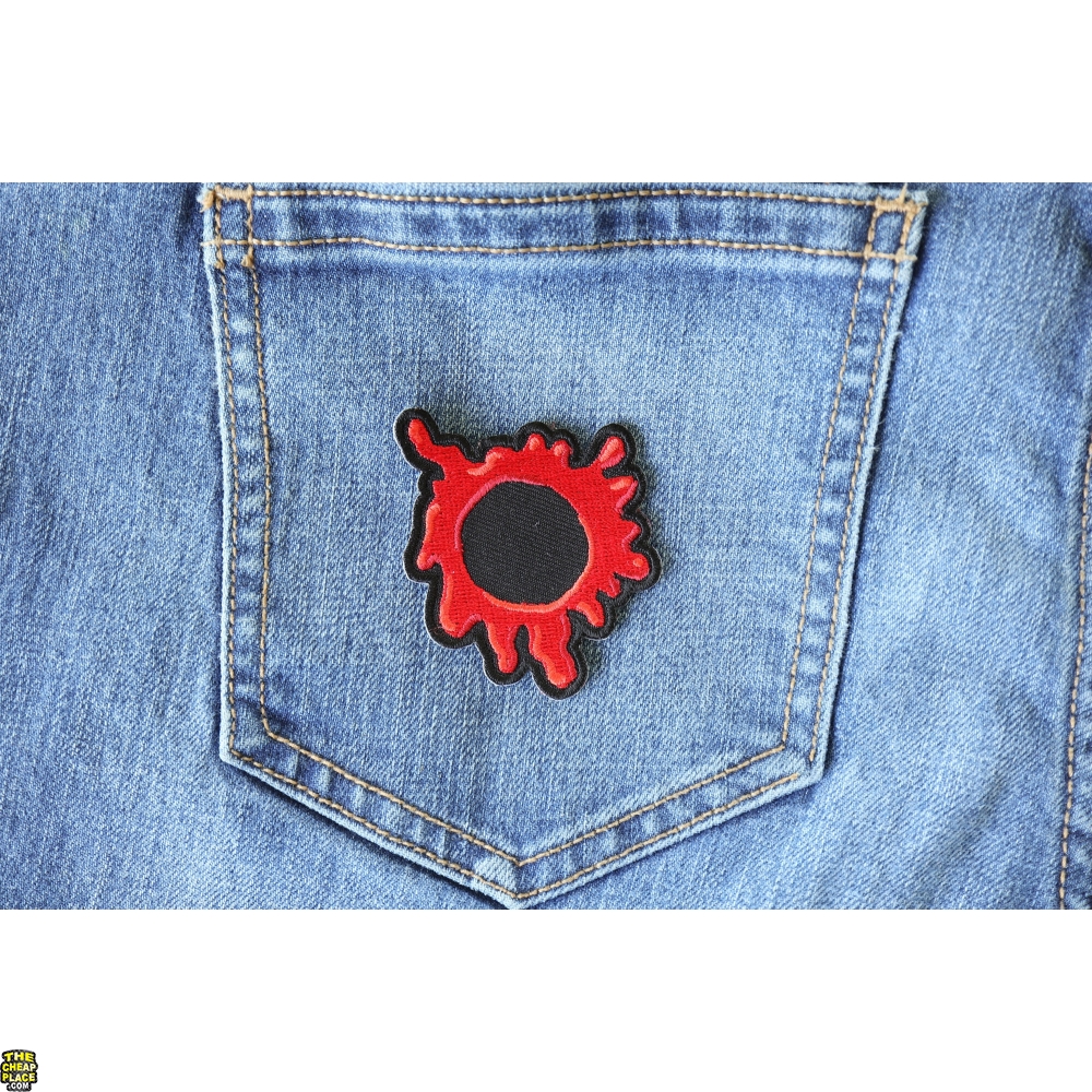Bullet Hole Patch Blood Red - TheCheapPlace