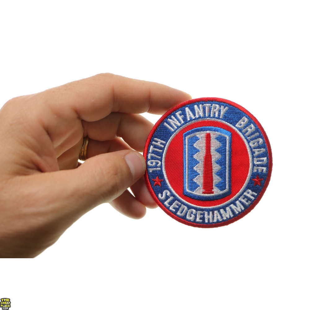 197th Infantry Brigade Patch Sledgehammer | Army Patches -TheCheapPlace