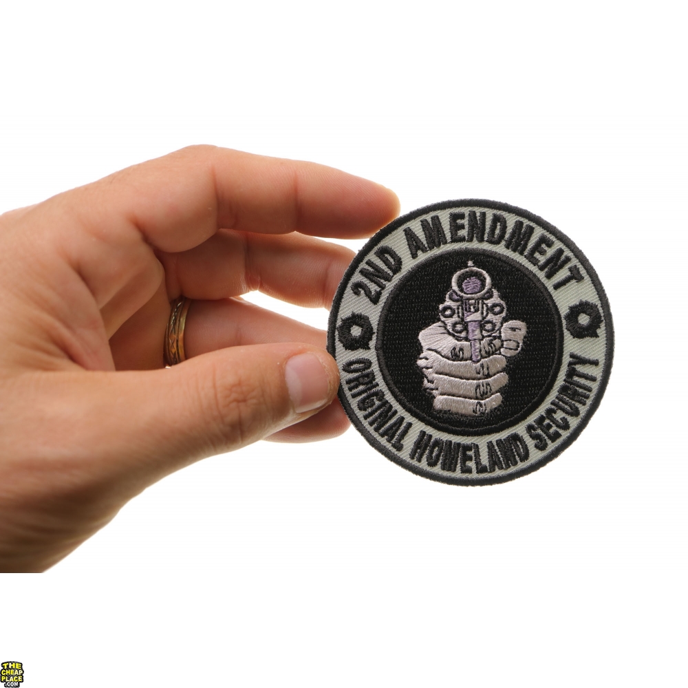 2nd Amendment Original Homeland Security Gun Patch | 2nd Amendment Patches -TheCheapPlace