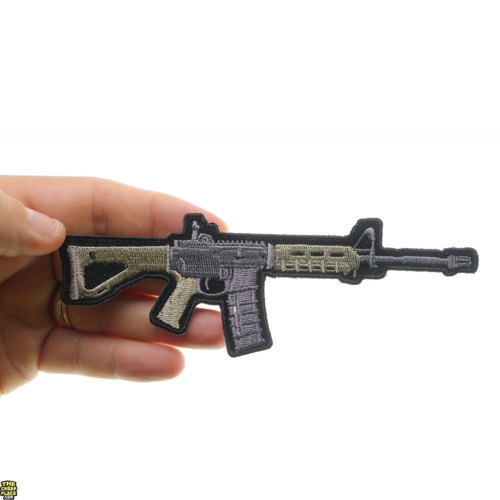 AR 15 Assault Rifle Patch | 2nd Amendment Patches -TheCheapPlace
