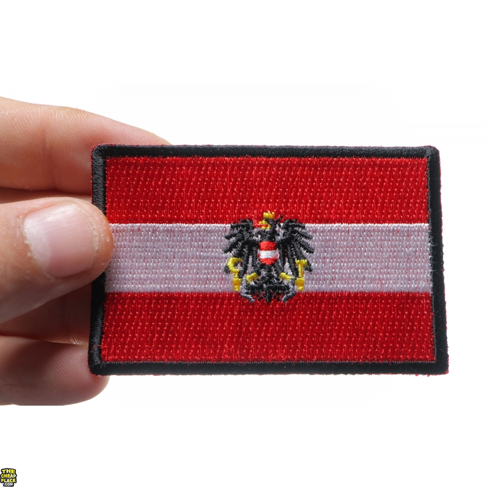 Austrian Flag Patch | International Flags -TheCheapPlace