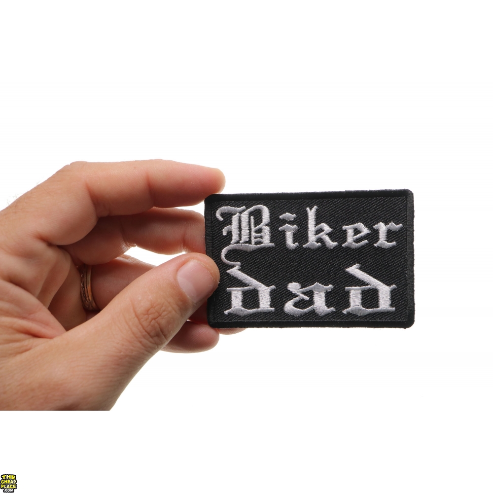 Biker Dad Patch In Old English