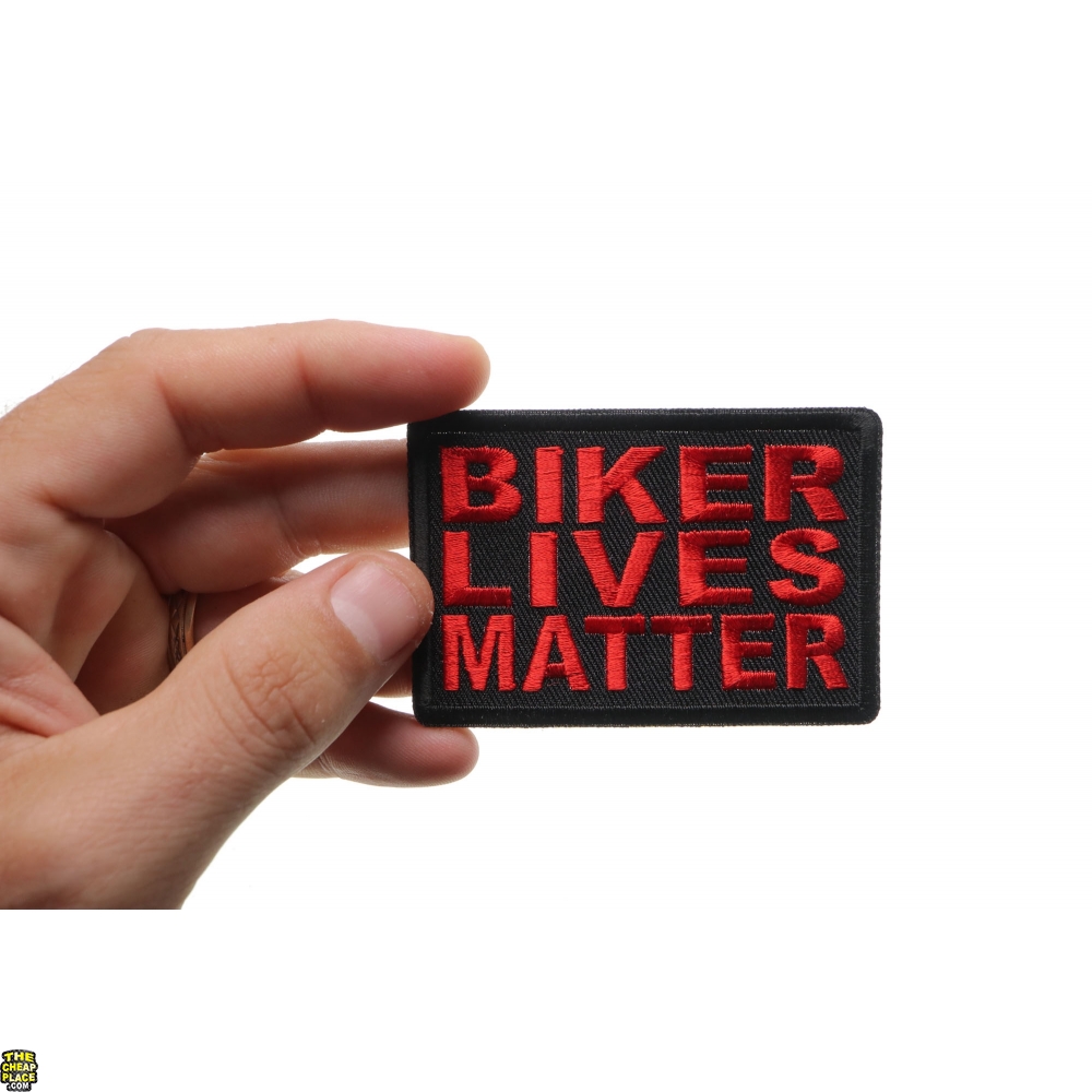 Biker Lives Matter Red Patch - TheCheapPlace