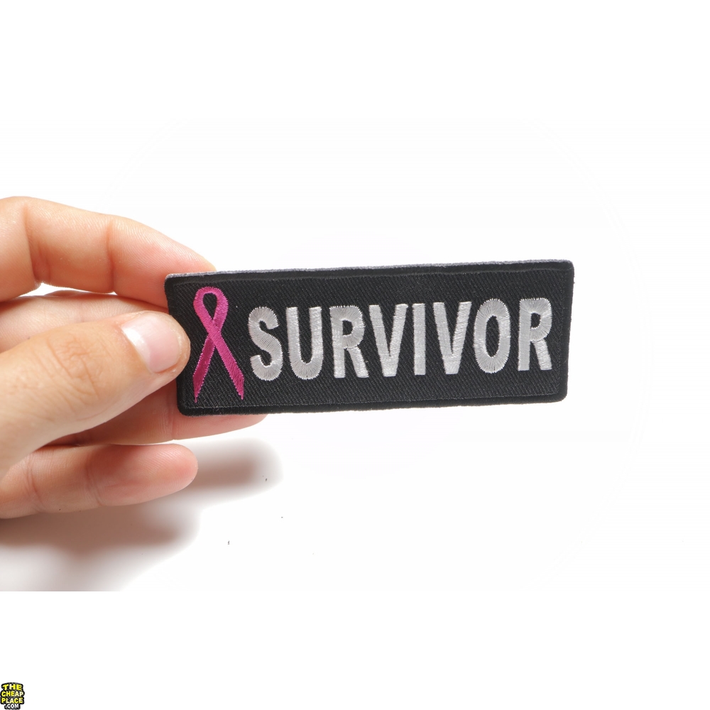 Breast Cancer Survivor Pink Ribbon Patch | Support Ribbons -TheCheapPlace