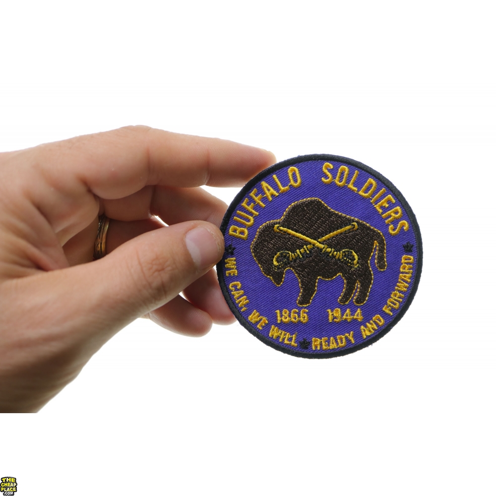 Buffalo Soldiers Patch We Can We Will Read and Forward | Army Patches ...