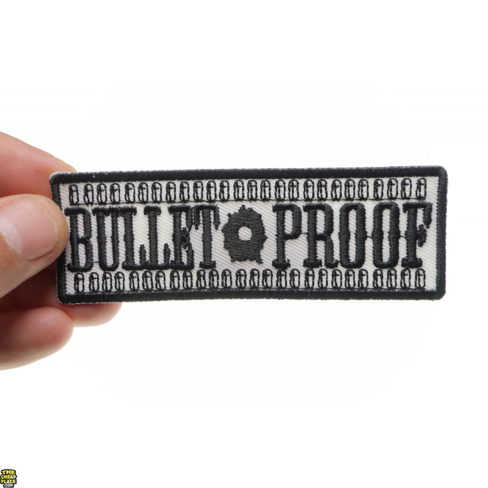 Bullet Proof Patch | Embroidered Patches