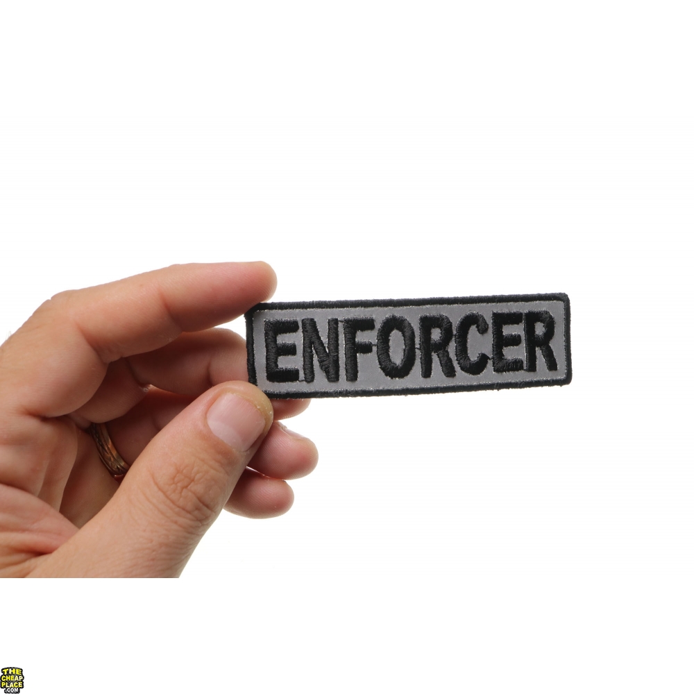 Enforcer Patch 3.5 Inch Reflective | Embroidered Patches