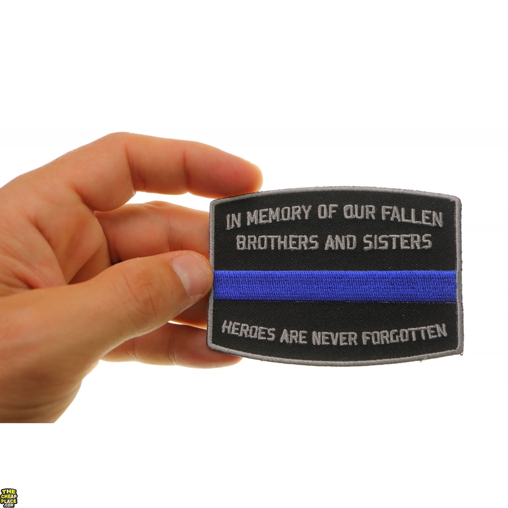 Fallen Officer Memorial Patch | Police Patches -TheCheapPlace