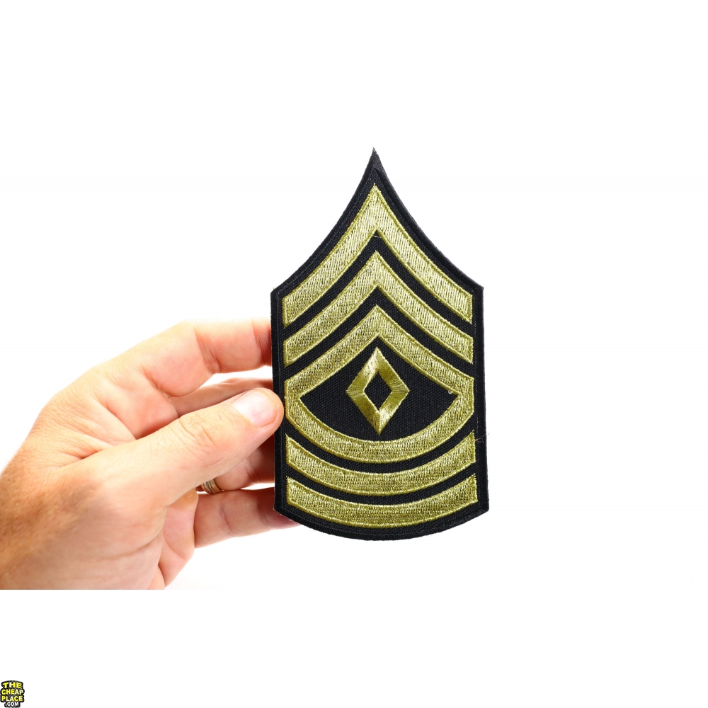 First Sergeant Iron on Patch - TheCheapPlace