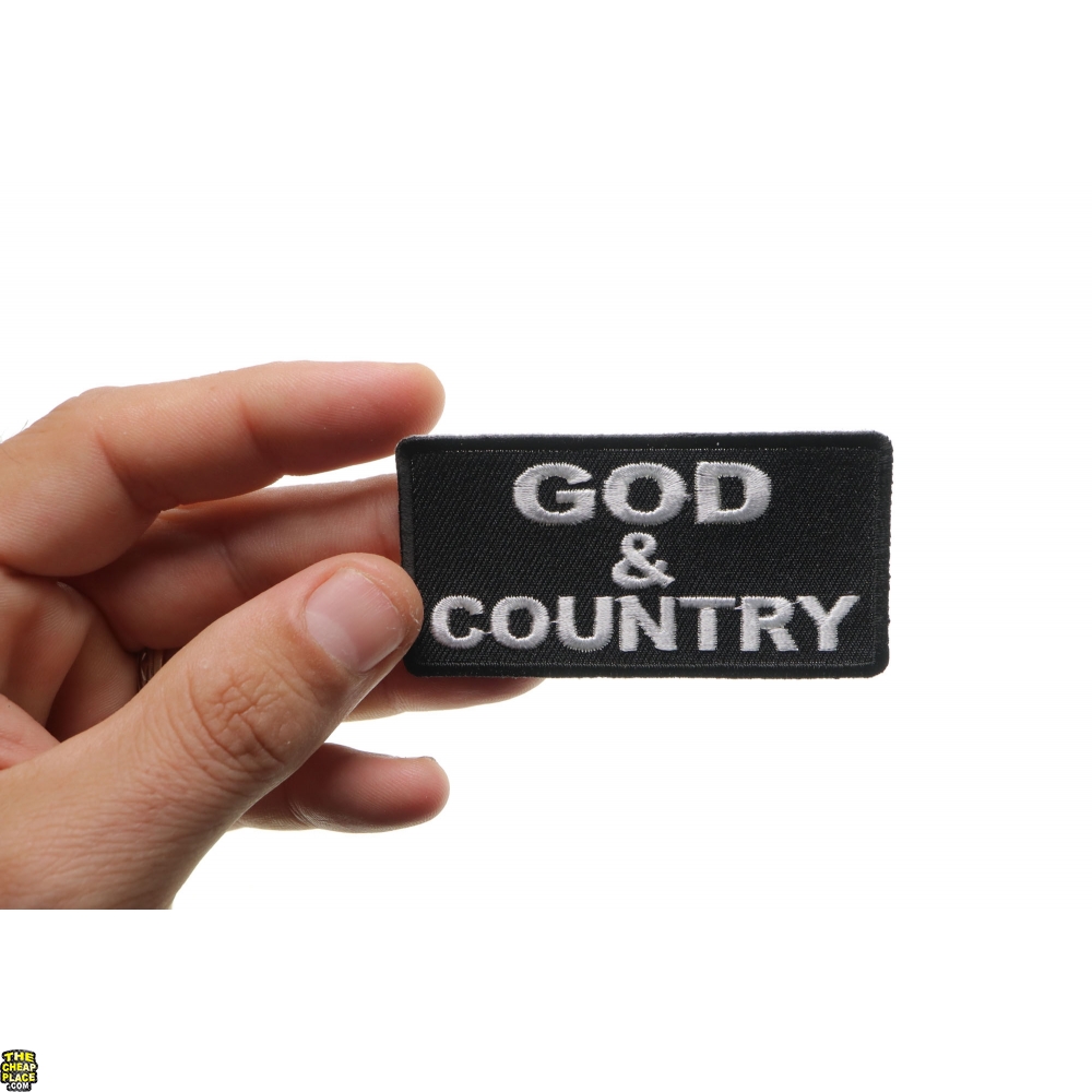 God and Country Patch | Christian Patches -TheCheapPlace