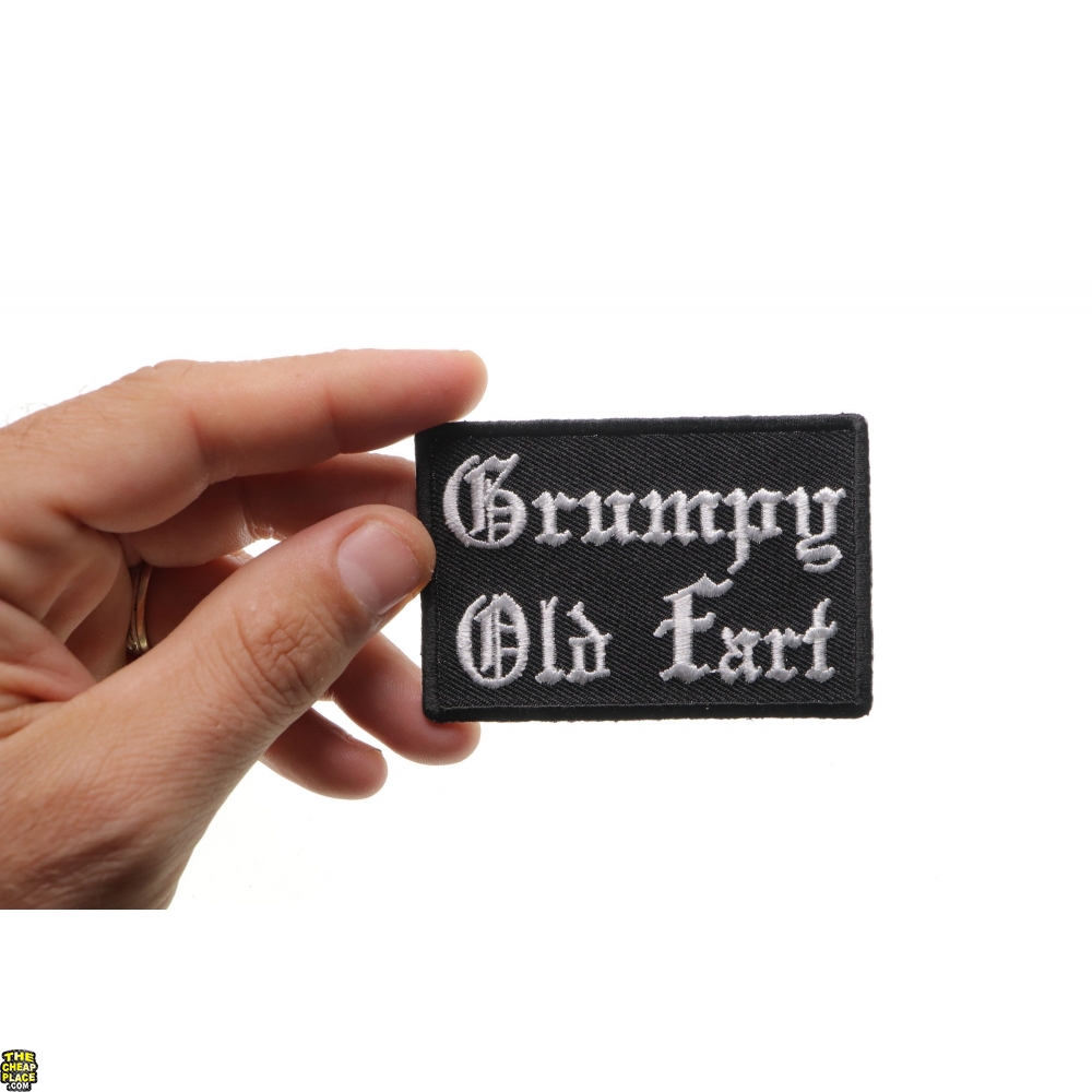 Grumpy Old Far Patch In Old English | Funny Patches -TheCheapPlace