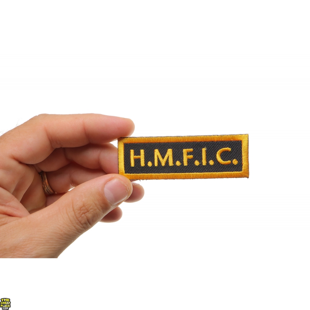 HMFIC Head Mother F'er In Charge Patch | Naughty Patches -TheCheapPlace