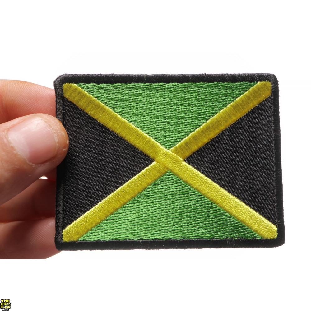 Jamaican Flag Small Patch | International Flags -TheCheapPlace