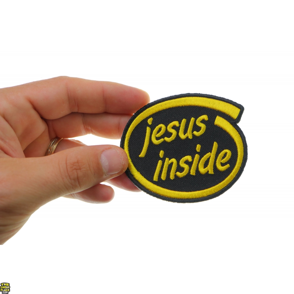 Jesus Inside Patch | Christian Patches -TheCheapPlace