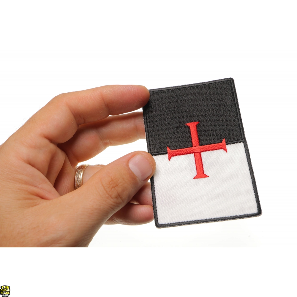 Knights Templar Flag Patch | Christian Patches -TheCheapPlace