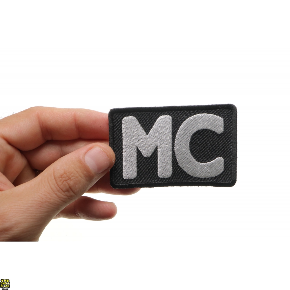 MC Patch - Black White | Biker Patches -TheCheapPlace