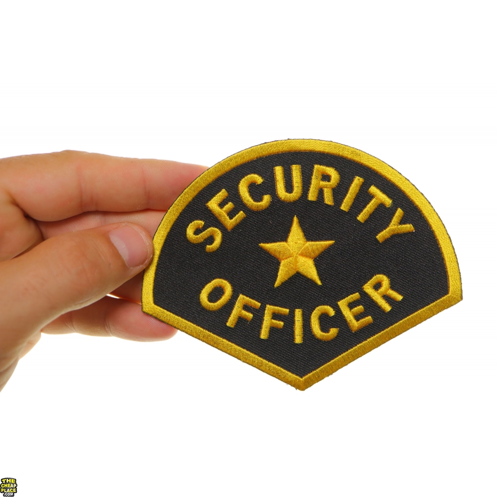 Medium Size Security Officer Shoulder Patch | Embroidered Patches