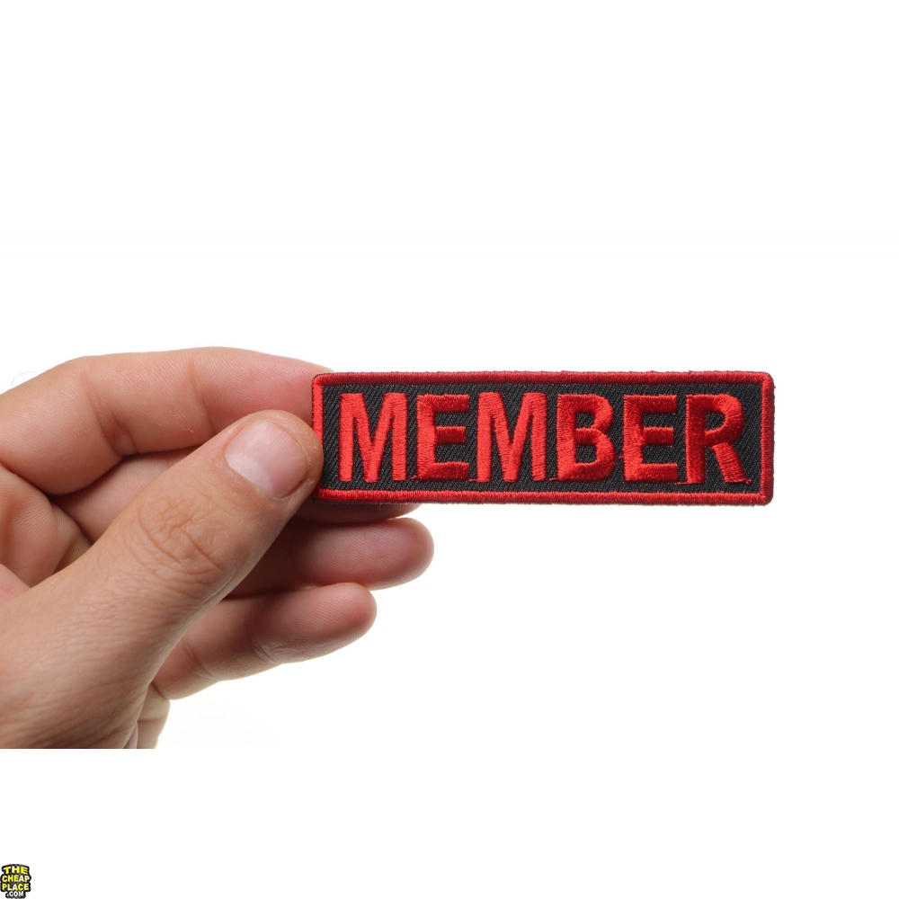 Member Patch Red
