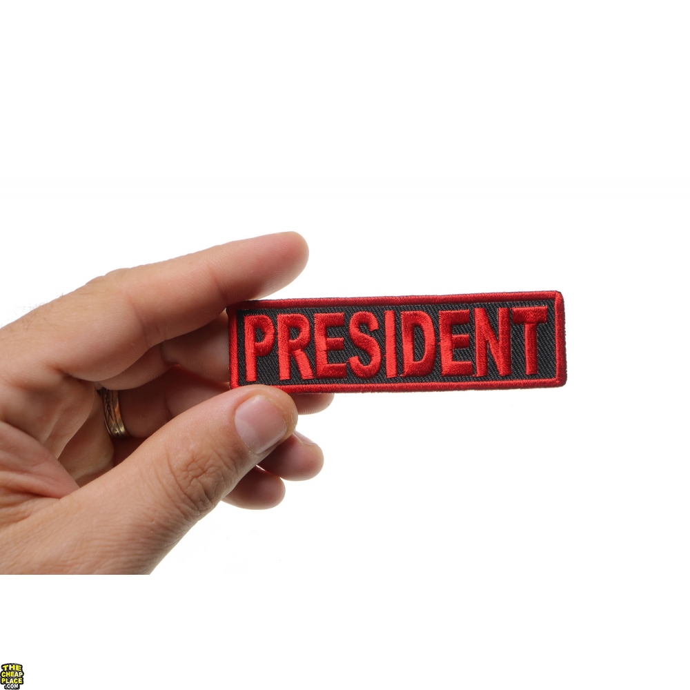 President Patch Red | Ranks Titles Nicknames -TheCheapPlace