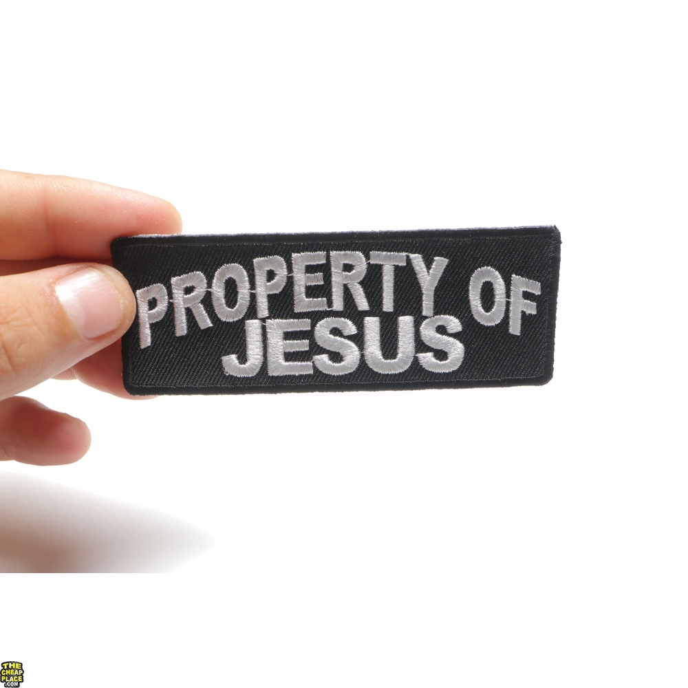 Property Of Jesus Christian Patch | Christian Patches -TheCheapPlace