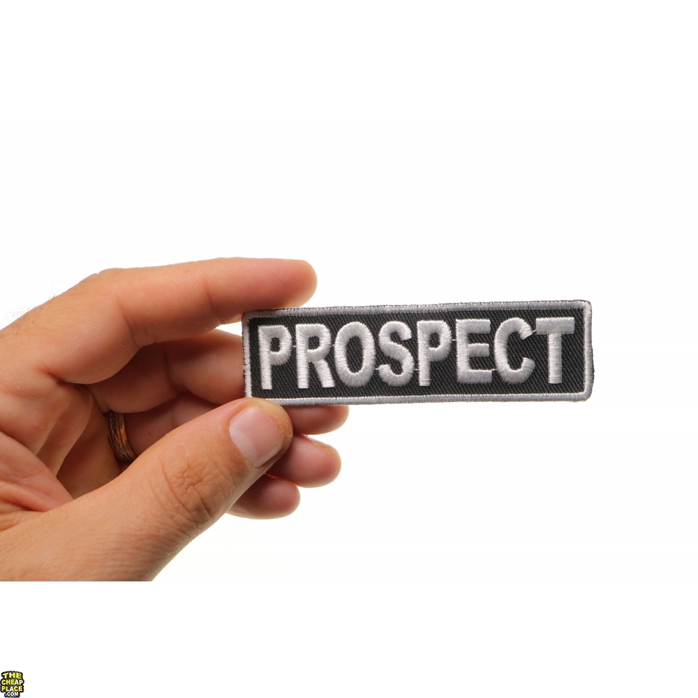 Prospect Patch 3.5 Inch White | Ranks Titles Nicknames -TheCheapPlace