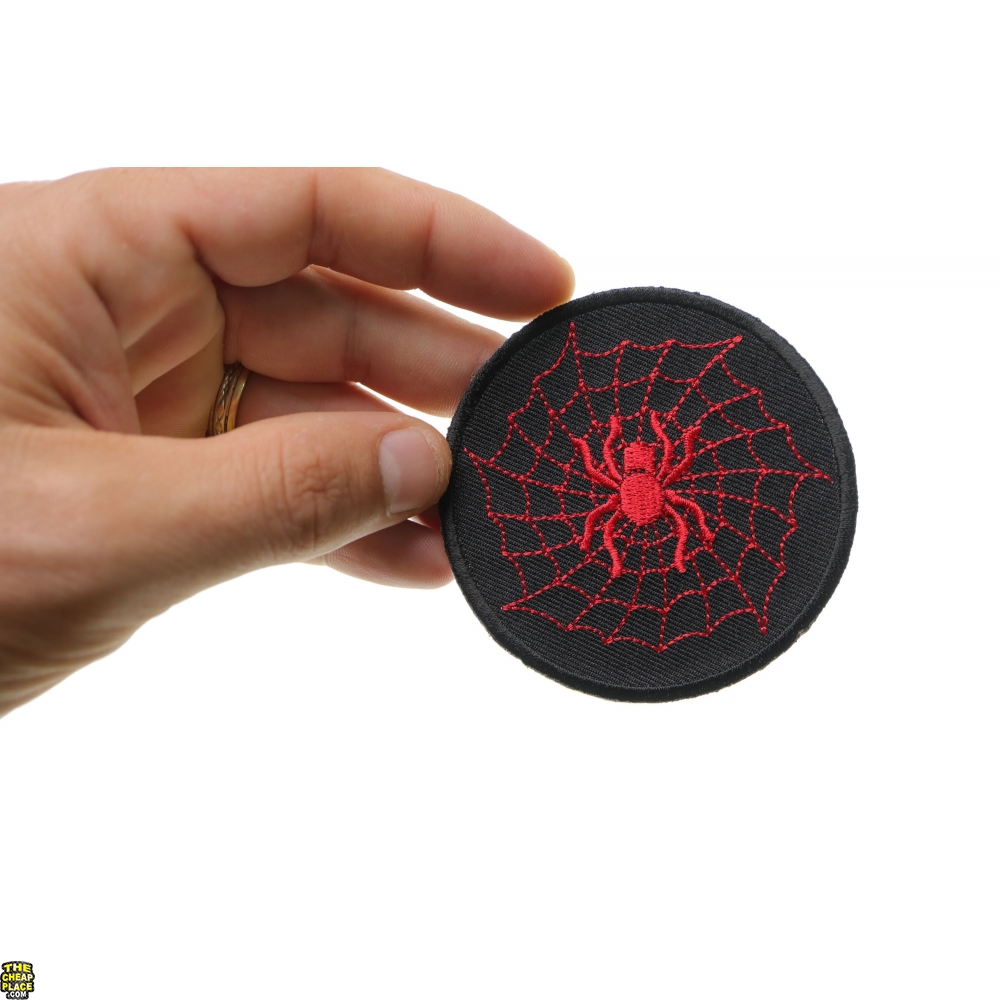 Red Spider and Web Patch | Wild Animal Patches -TheCheapPlace