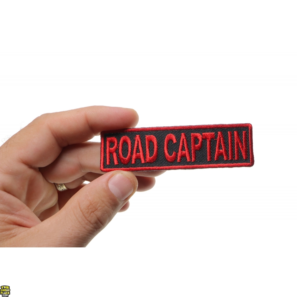 Road Captain Patch Red | Ranks Titles Nicknames -TheCheapPlace