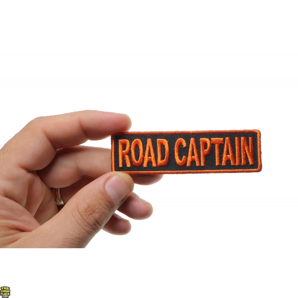 Road Captain Patch 3.5 Inch Orange