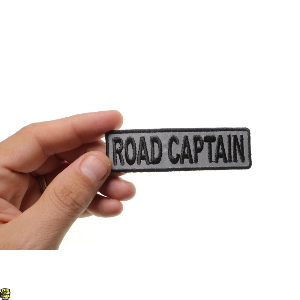 Road Captain Patch 3.5 Inch Reflective | Ranks Titles Nicknames ...