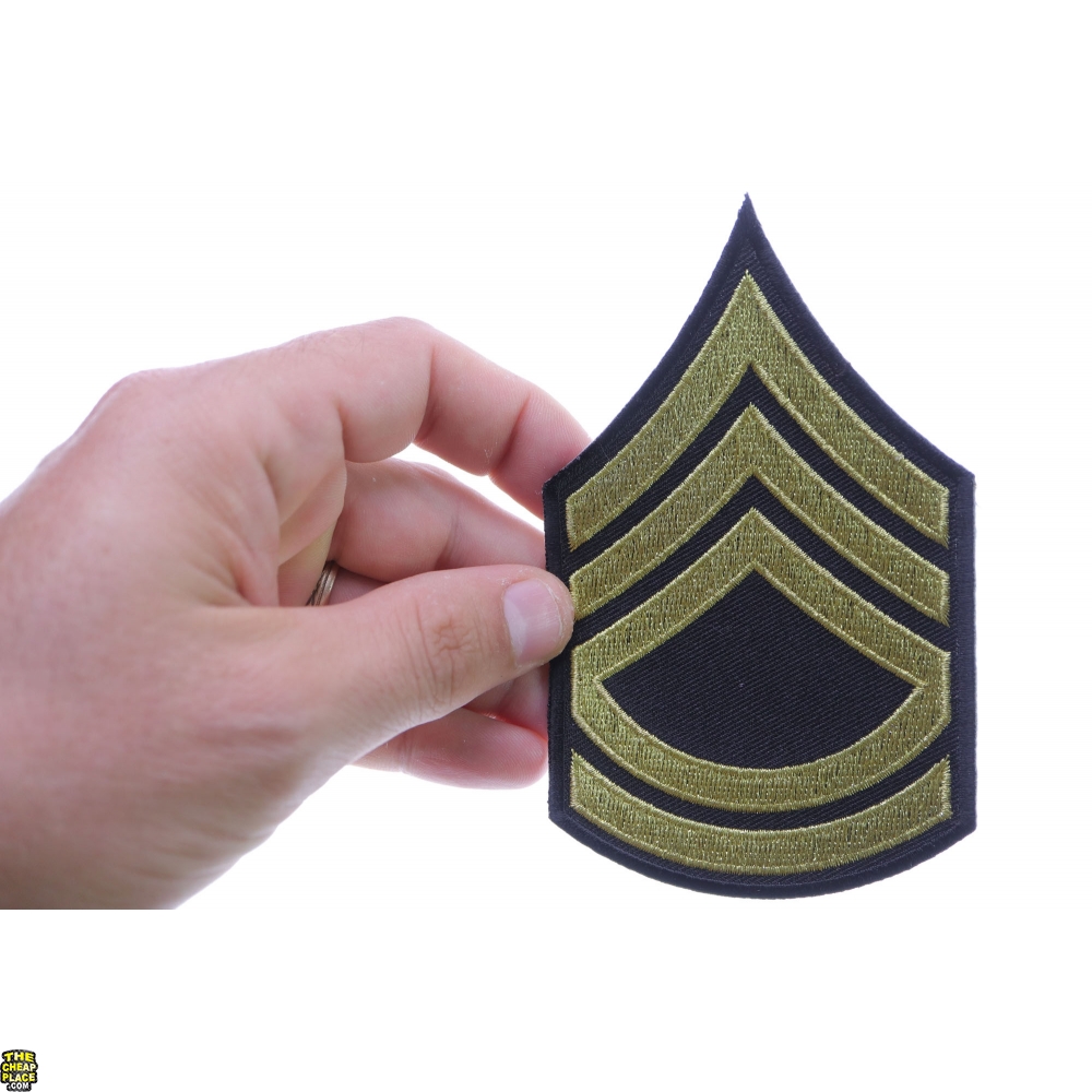 Sergeant First Class Iron on Patch - TheCheapPlace