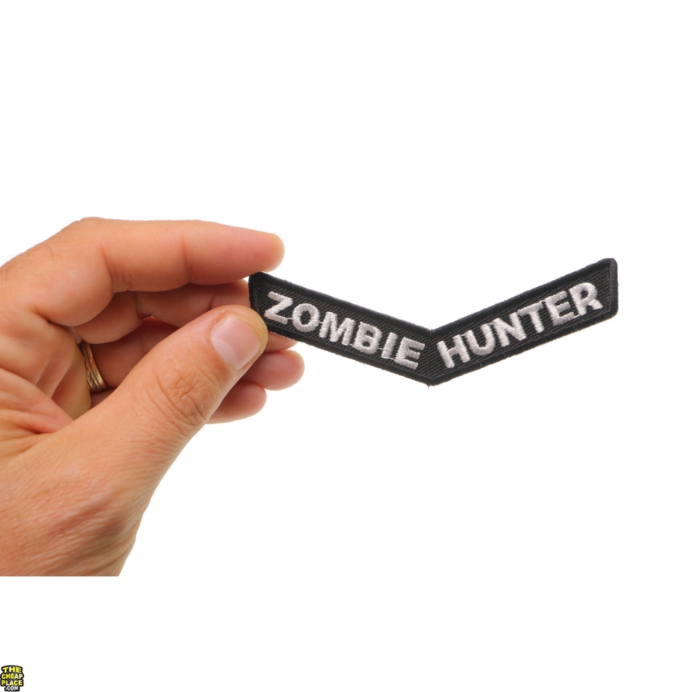 Zombie Hunter Stripe Patch | Funny Patches -TheCheapPlace