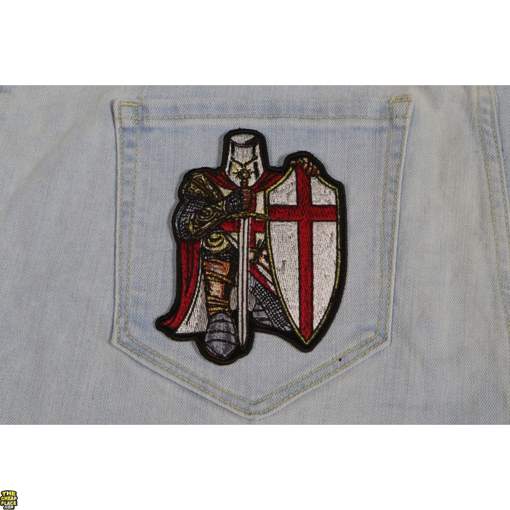 Crusader Knight Patch Small | Christian Patches -TheCheapPlace