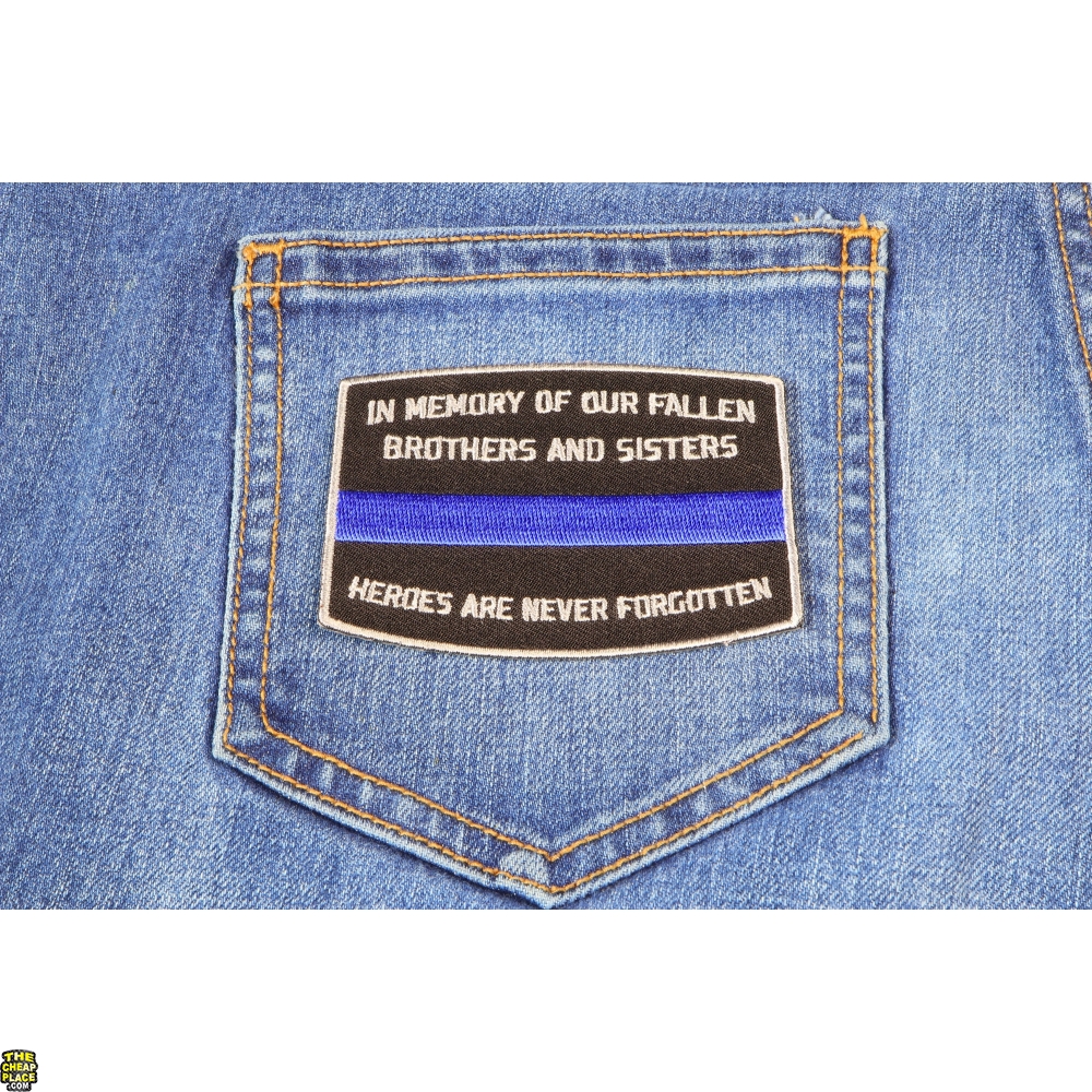 Fallen Officer Memorial Patch | Police Patches -TheCheapPlace