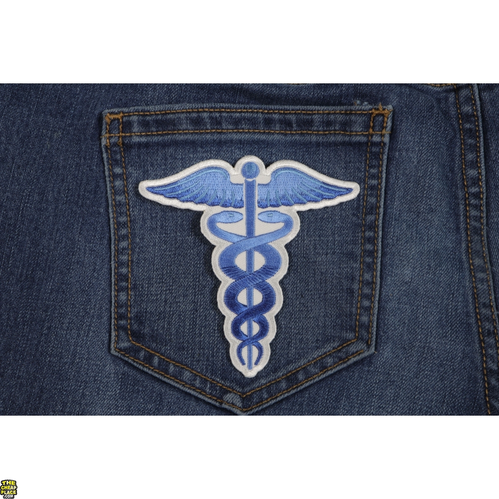 Medic Symbol Patch Blue | EMT Patches -TheCheapPlace