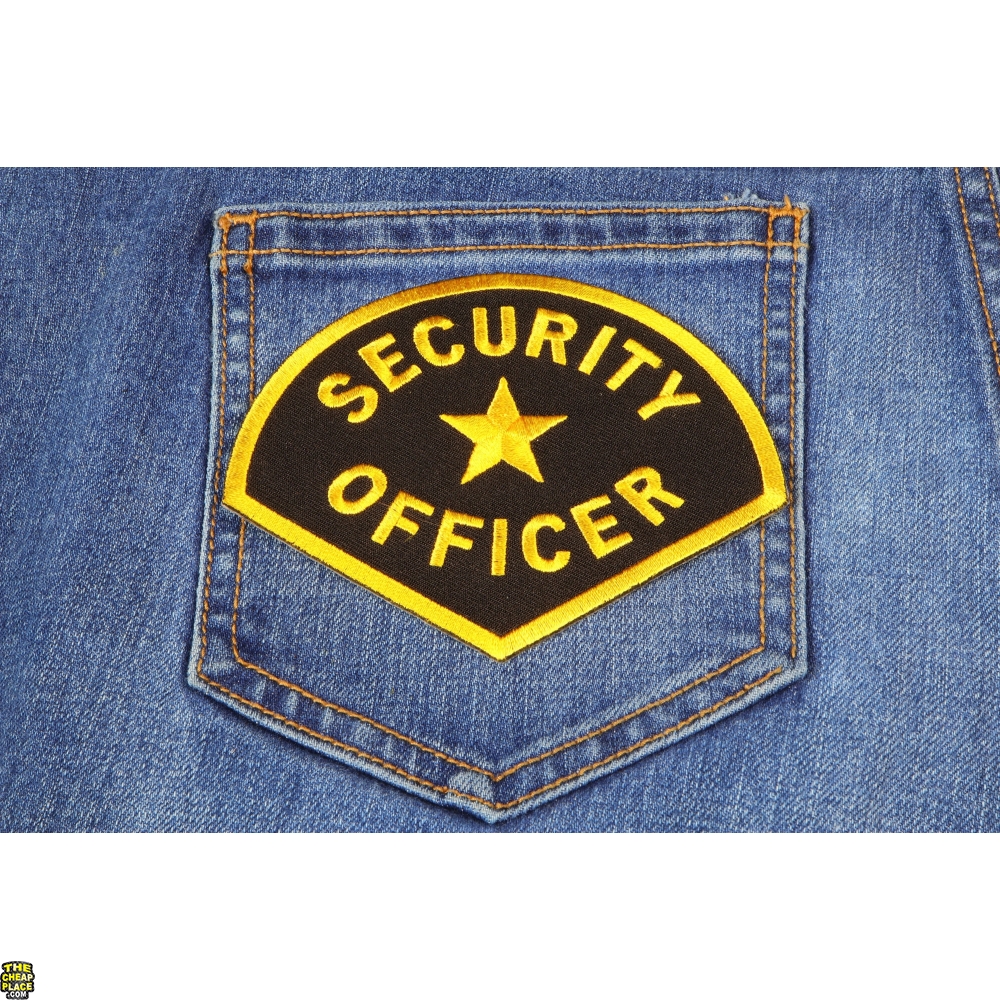 Medium Size Security Officer Shoulder Patch | Embroidered Patches