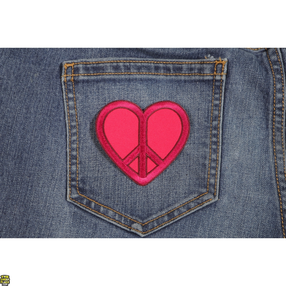 Peace Heart Patch | Embroidered Patches