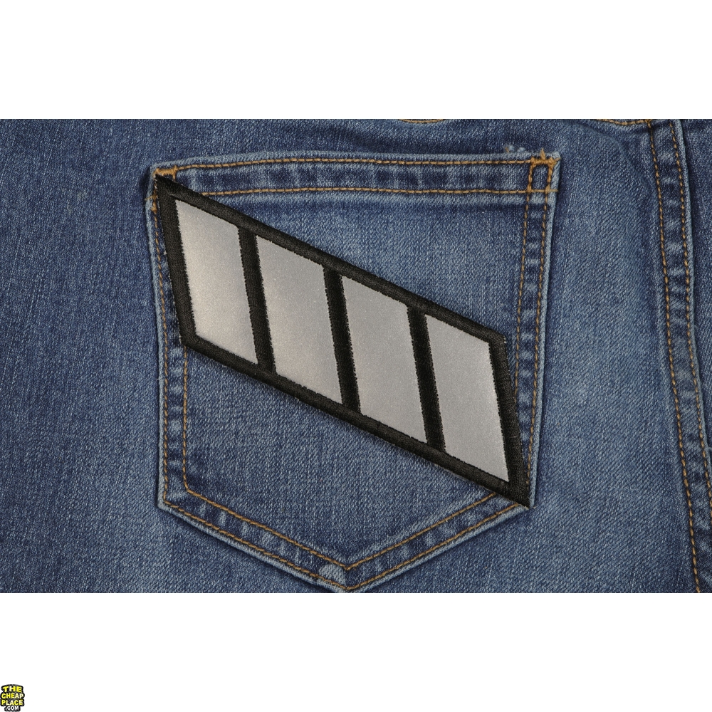 Reflective Stripes 6 inch Patch - TheCheapPlace