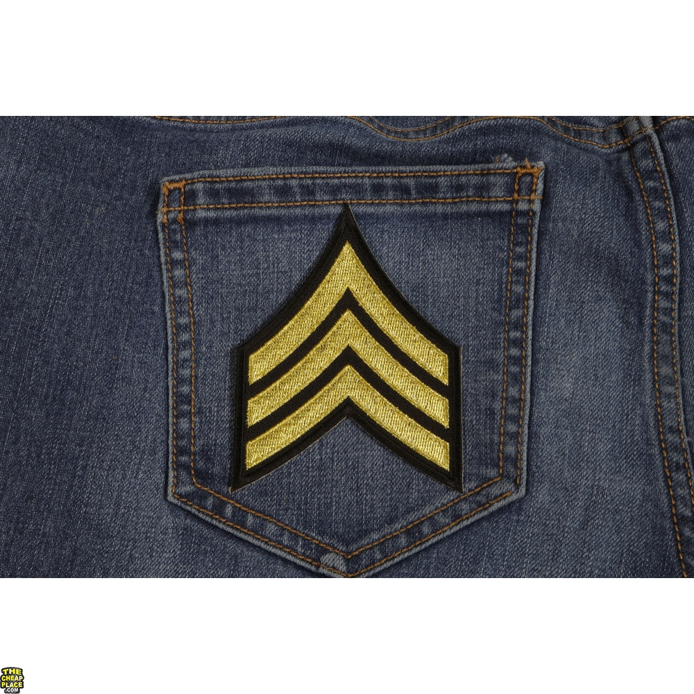 Sergeant Iron on Patch - TheCheapPlace