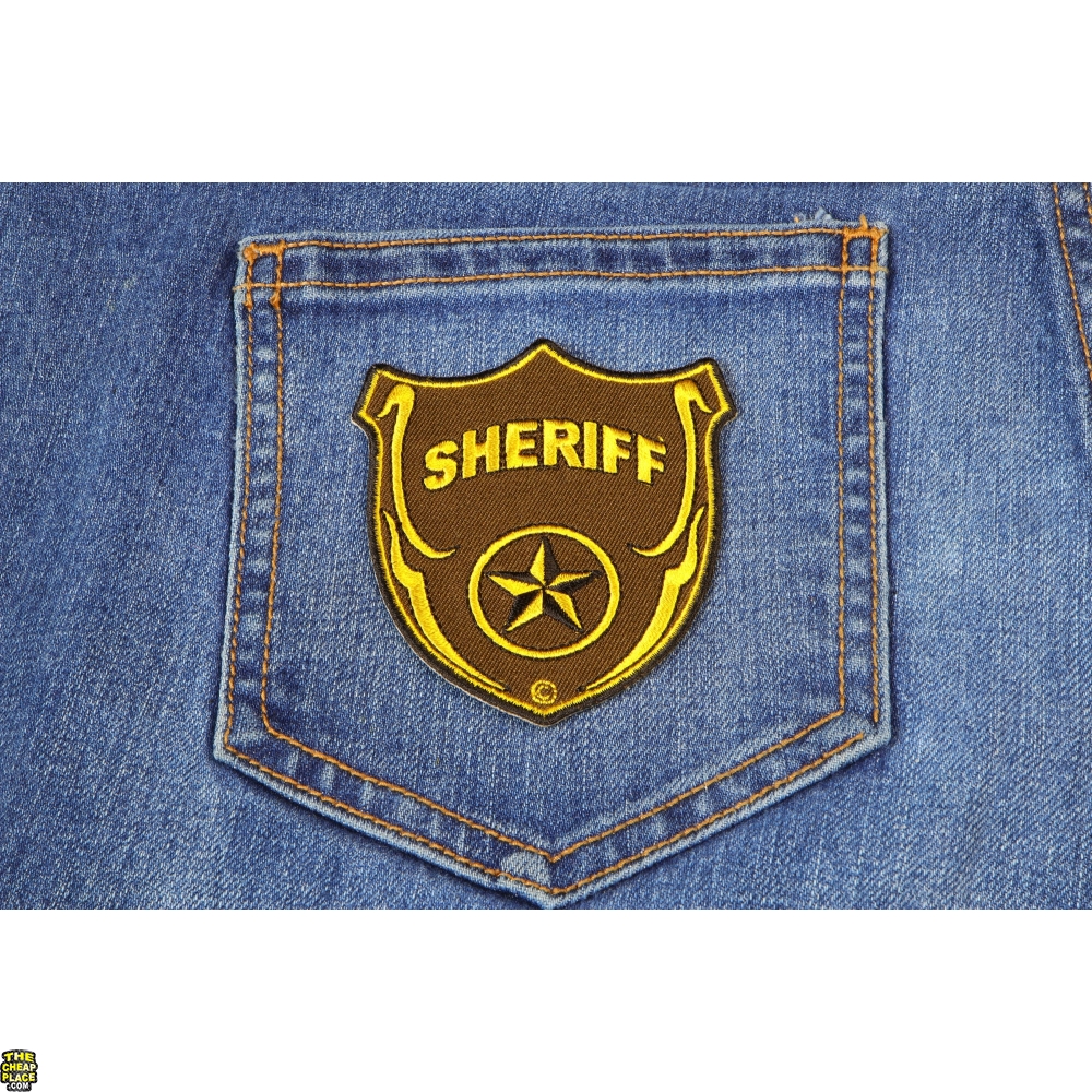 Sheriff Shield Patch | Embroidered Patches