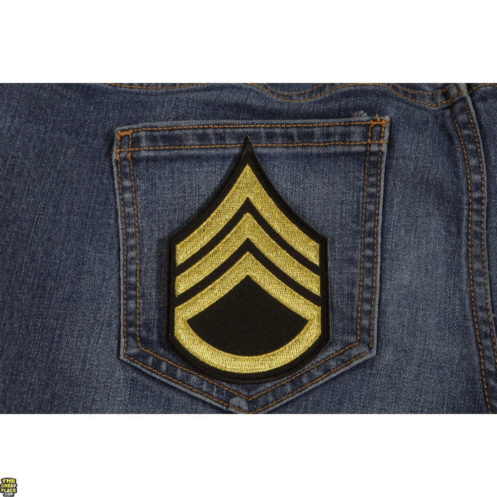 Staff Sergeant Iron on Patch - TheCheapPlace