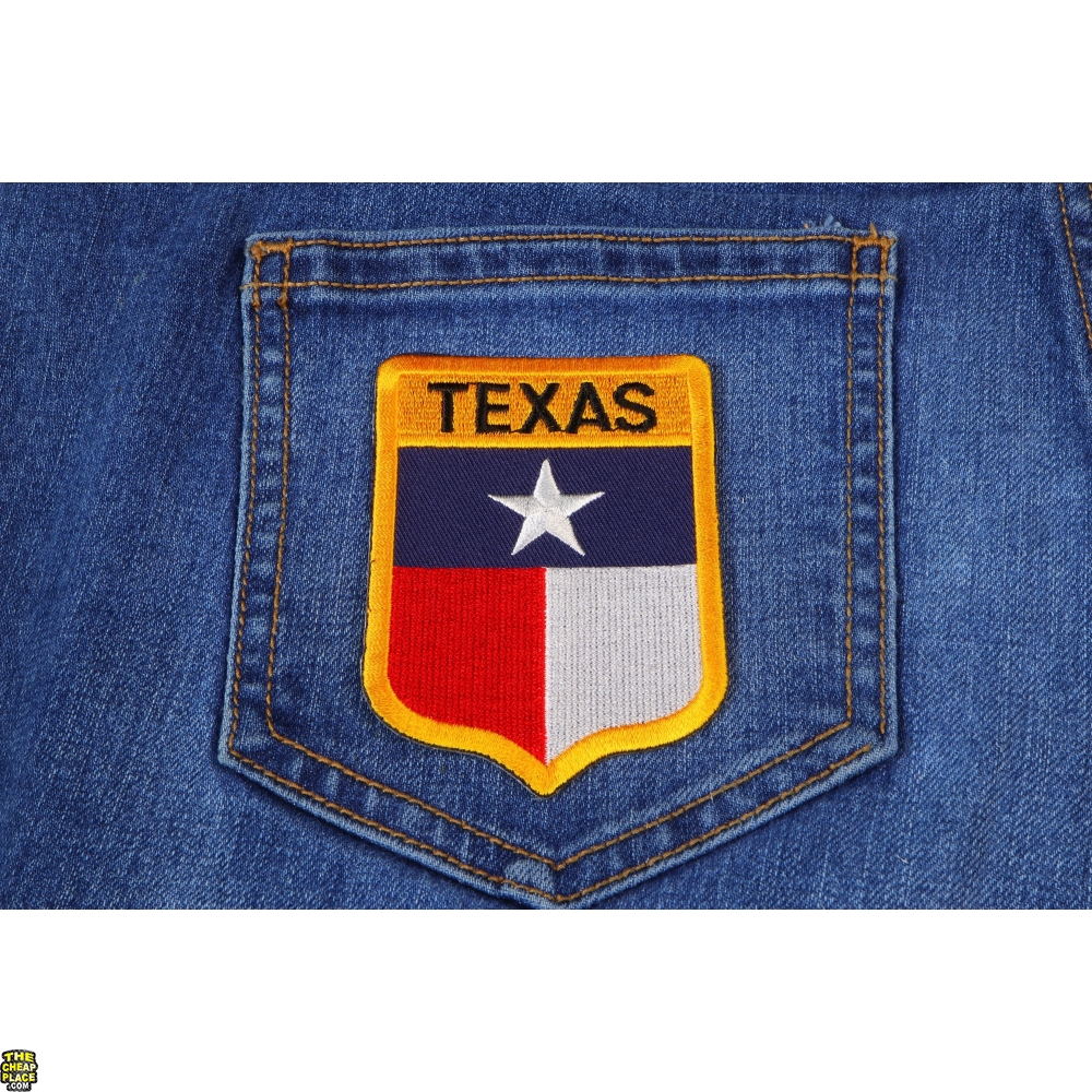 Texas Shield Patch | Texas Pride Patches -TheCheapPlace