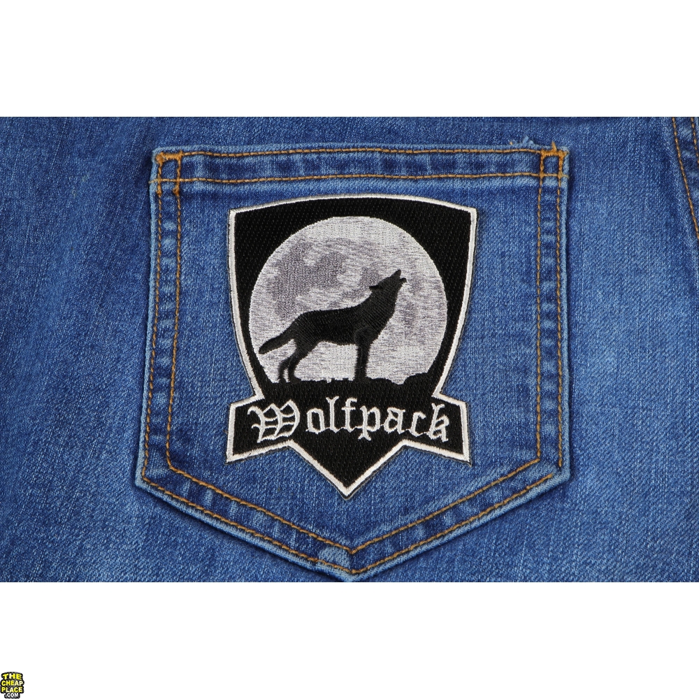 Wolfpack Patch With Howling Wolf | Wolf Patches -TheCheapPlace