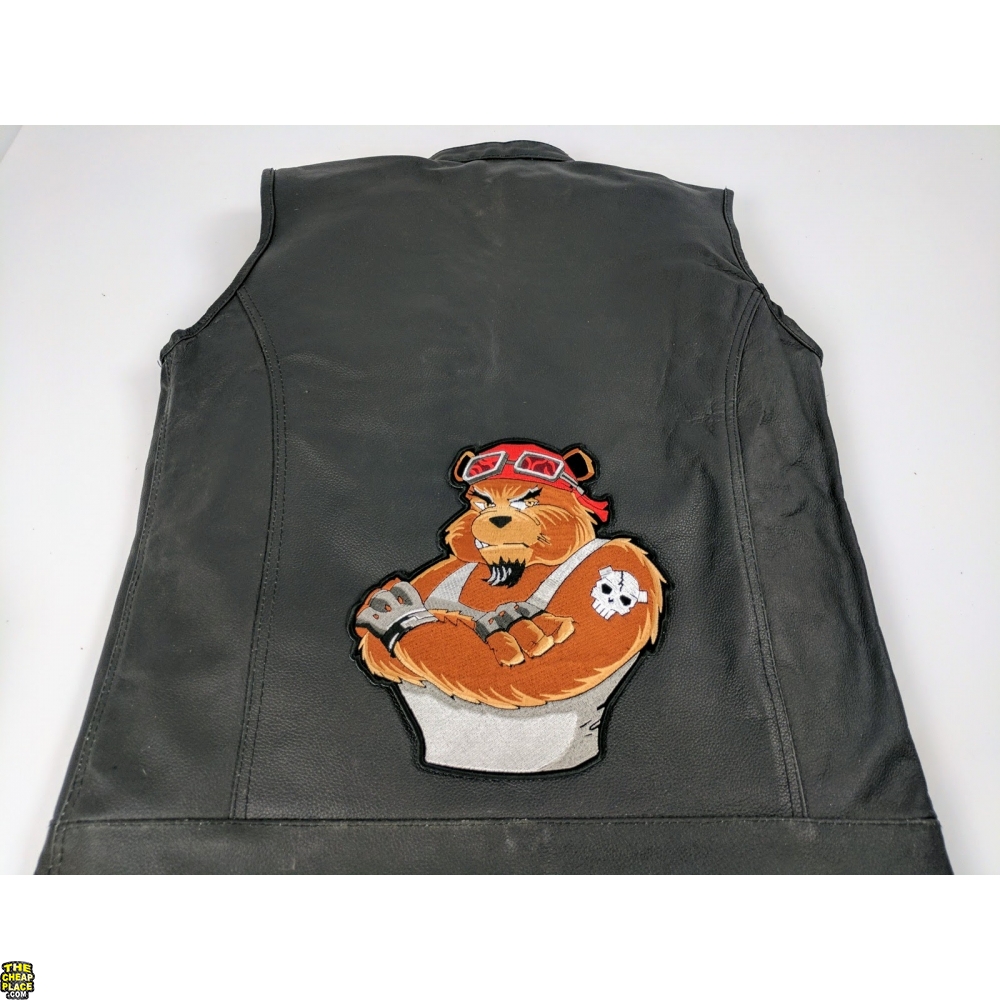 Biker Bear Large Patch
